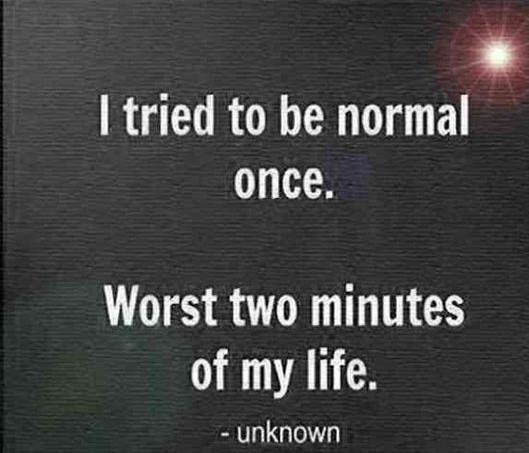 AM I NORMAL? – OLD AND QUIRKY